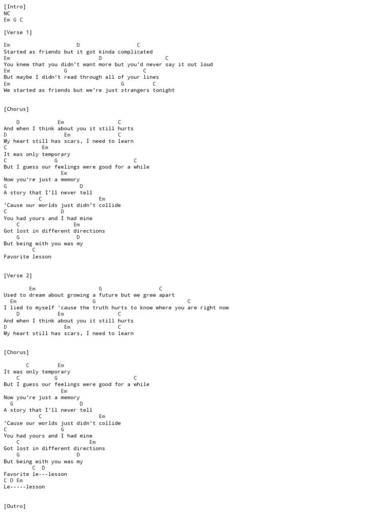 Favorite Lesson | PDF