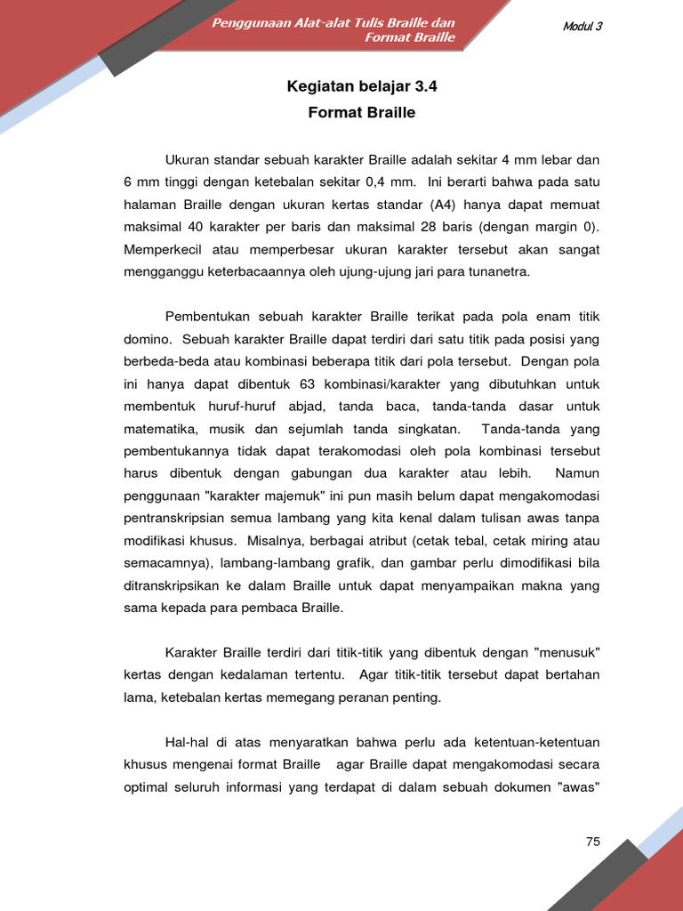 Modul-Baca-Tulis-Braille-79-87 | PDF