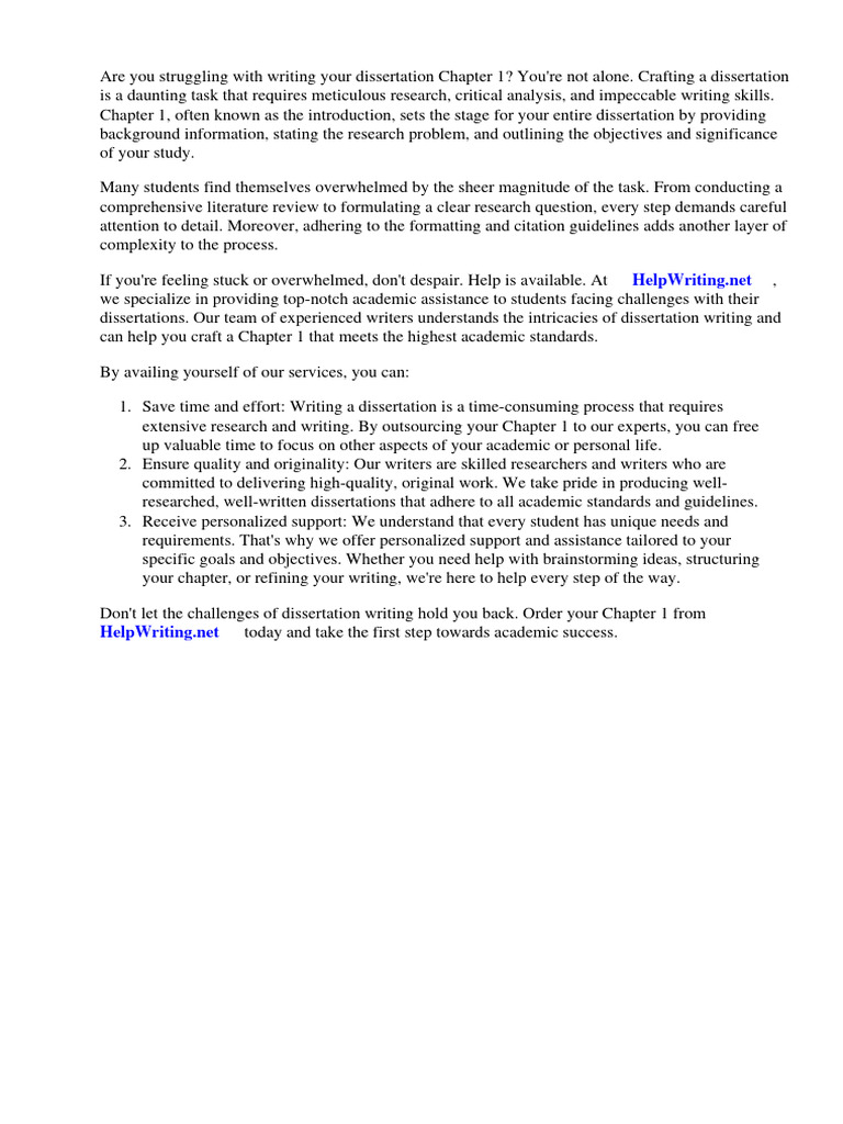Dissertation Chapter 1 Sample | PDF | Biometrics | Thesis Dissertation Chapter 1 Sample | PDF | Biometrics | Thesis