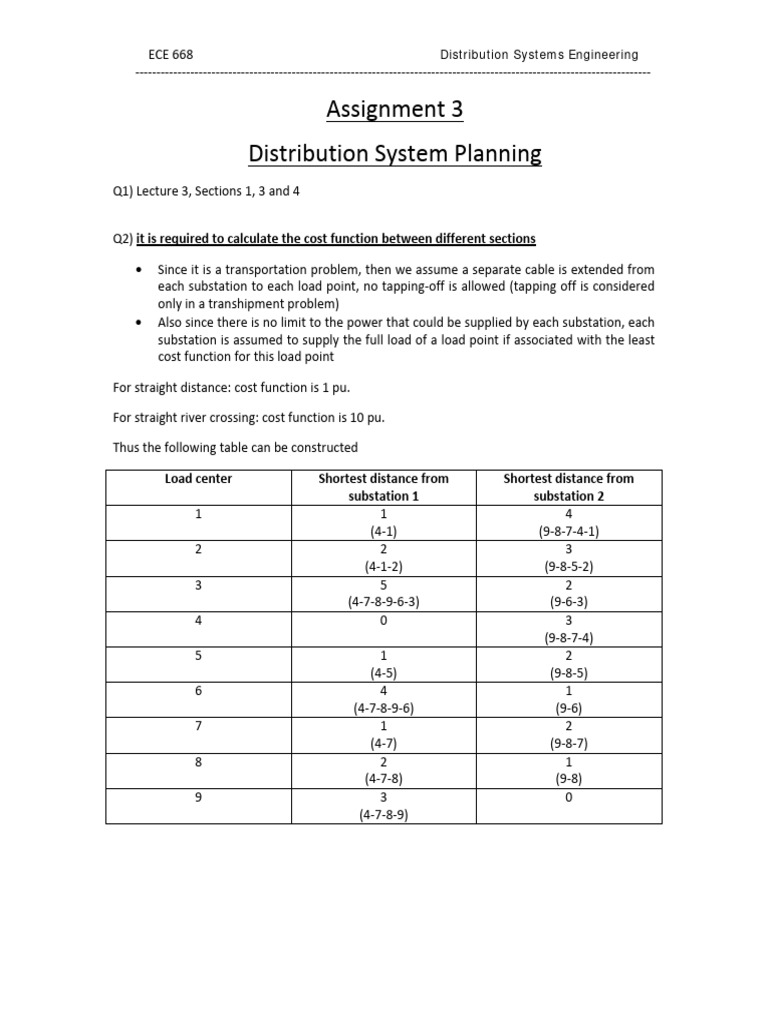 Assignment 3 solution | PDF | Electrical Engineering | Electric Power