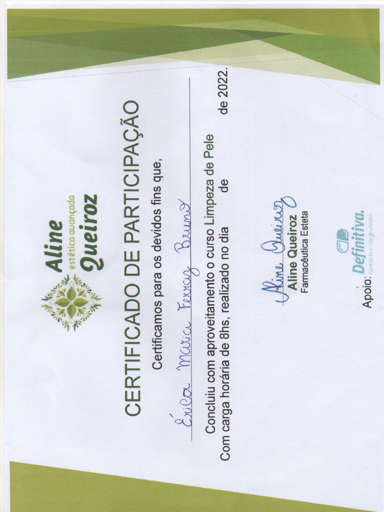 Érica Certificados 6 | PDF