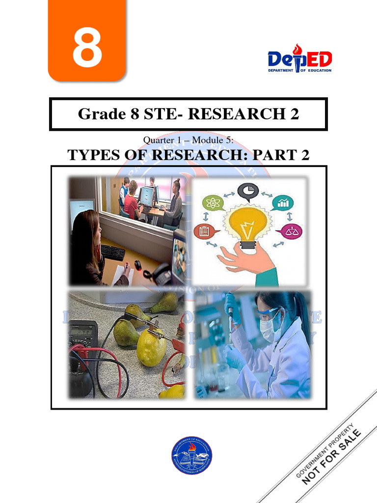 STE-8 Research-2 Q1 LC3 MOD5 | PDF | Statistics | Quantitative Research