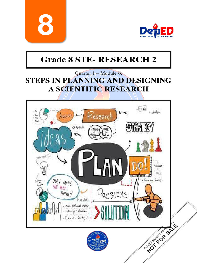 STE-8 Research-2 Q1 LC3 MOD6 | PDF | Hypothesis | Experiment