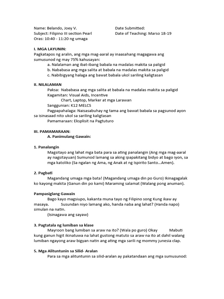 Nababasa Ang Mga Salita at Babala Na Madalas Makita Sa Paligid | PDF