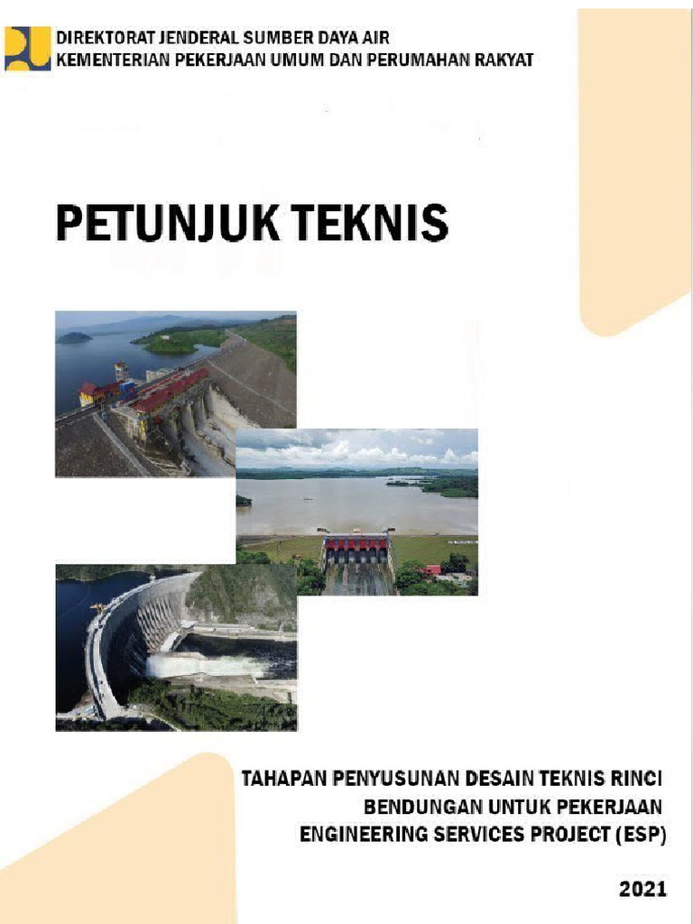 Petunjuk Teknis DED Bendungan | PDF