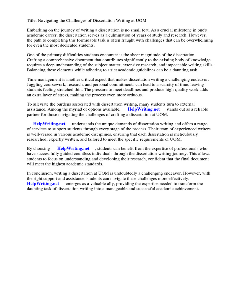 Dissertation at Uom | Download Free PDF | Thesis | Medicine