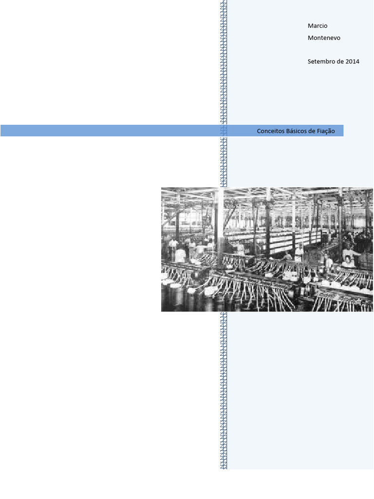 Conceitos Fundamentais de Fiação Têxtil | PDF | Têxteis | Algodão