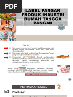 Panduan Label Pangan Olahan BPOM | PDF