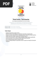 Think Faster, Talk Smarter - Matt Abrahams - 2023 | PDF
