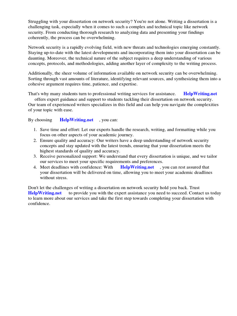 Dissertation Network Security Pdf Security Computer Security 