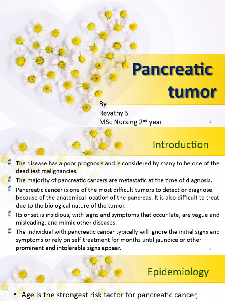 Pancreatic Tumor | PDF | Pancreatic Cancer | Pancreas