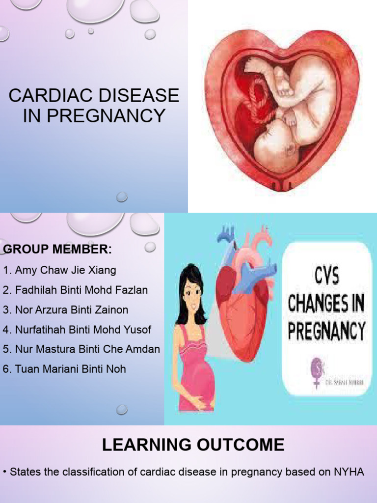Cardiac Disease in Pregnancy | PDF | Heart | Congenital Heart Defect