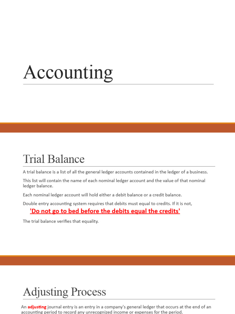 Accounting Lec#4 | PDF | Debits And Credits | Book Value