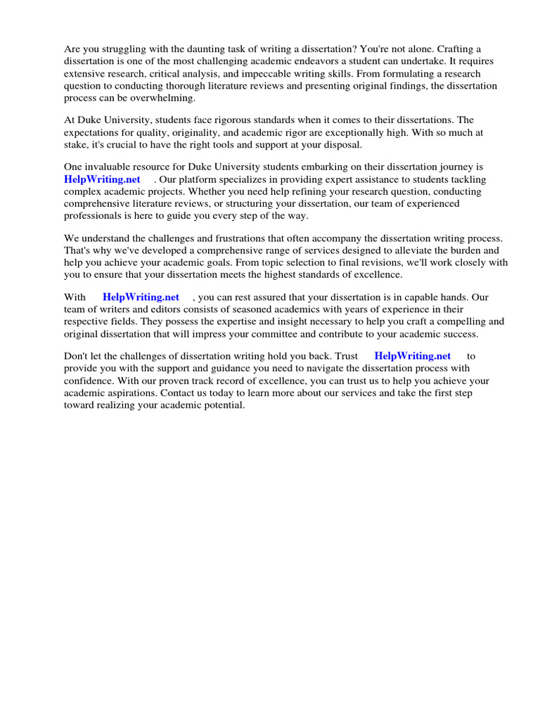 Duke University Dissertation Template | PDF | Thesis | Feminism