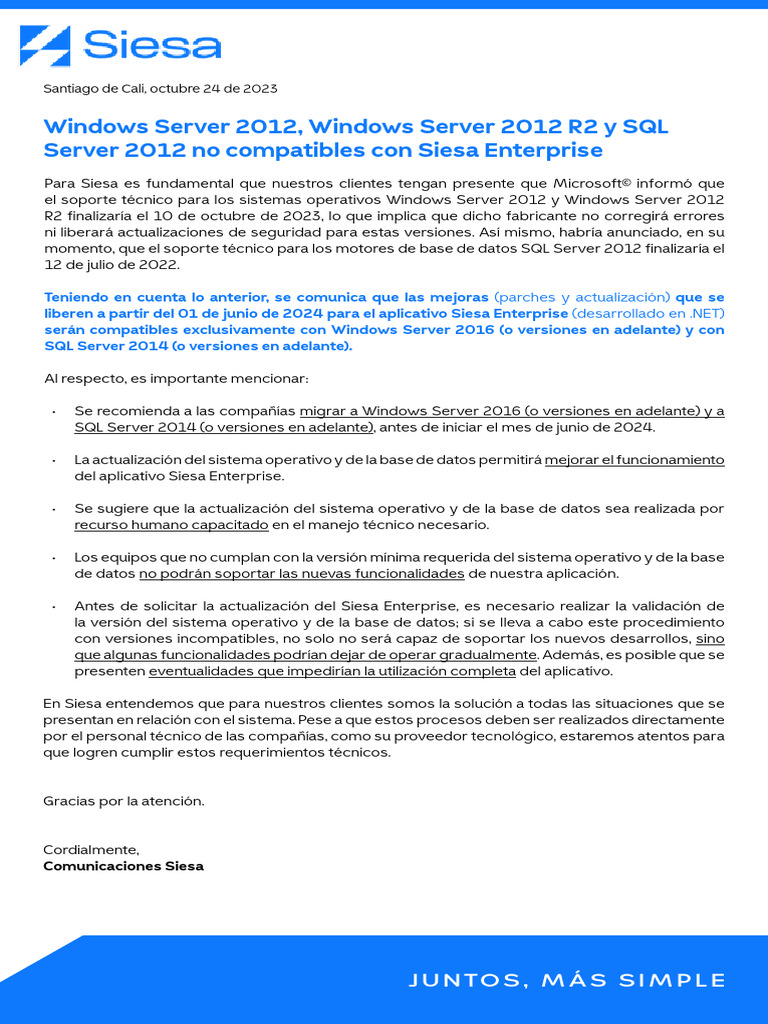 Comunicado_Windows-Server-2012-Windows-Server-2012-R2-y-SQL-Server-2012-no-compatibles-con-Siesa ...
