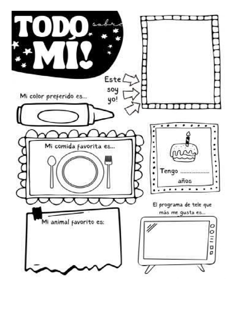 Todo Sobre Mi Actividad Bienvenidos | PDF