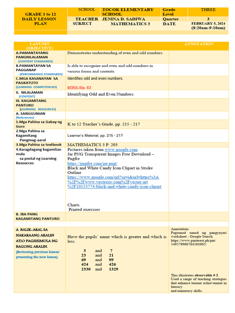 MATHEMATICS-3-COT-3-final - Copy | PDF | Learning | Behavior Modification