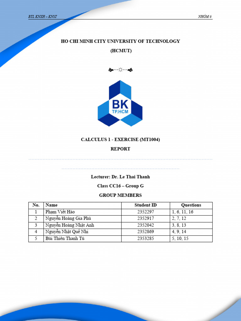 Calculus 1 (Ex) - REPORT | PDF | Ellipse | Area