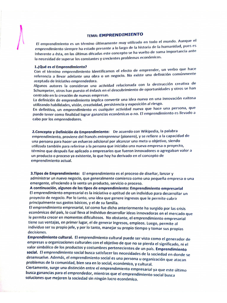 EMPRENDIMIENTO | PDF