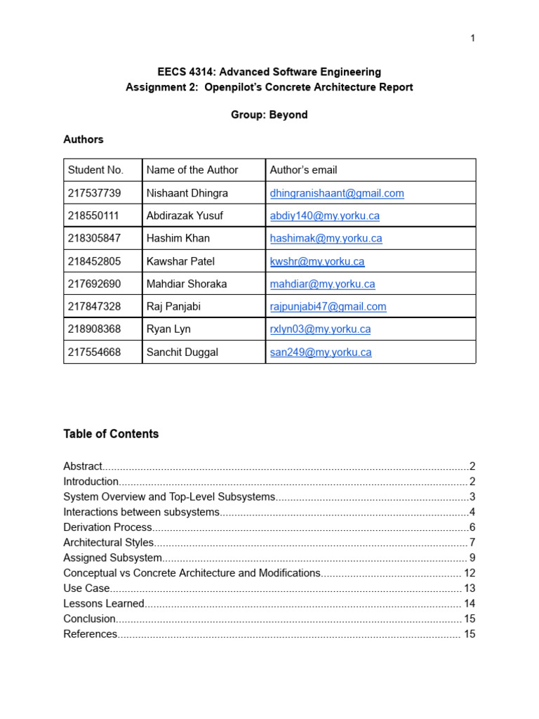 Eecs 4314 Assignment 2 | PDF | System | Server (Computing)