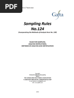 Gafta No.124: Sampling Rules | PDF