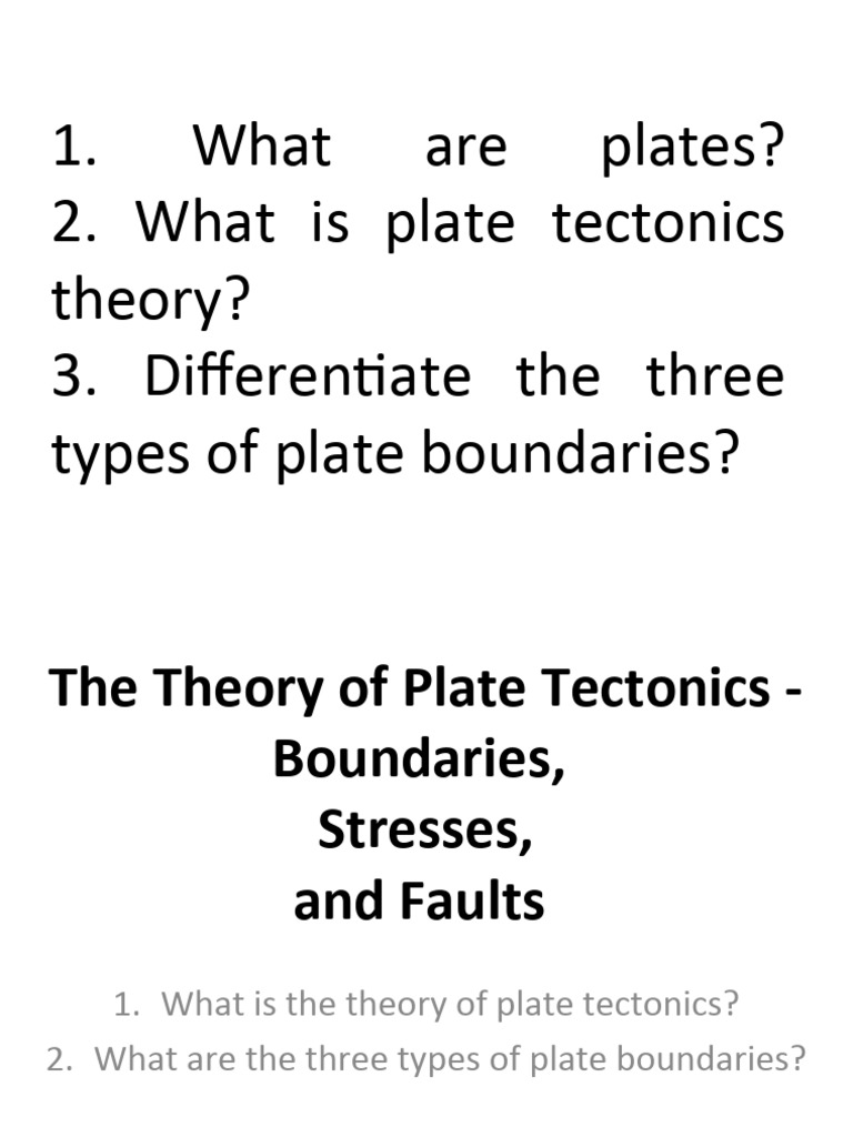 Plate Tectonics2 Pdf Plate Tectonics Earth Sciences