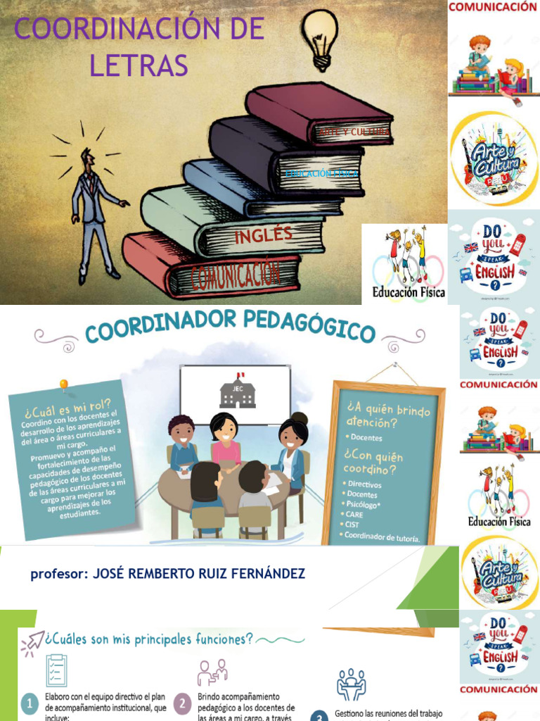 Coordinación de Letras Primera Jornada | PDF | Evaluación | Aprendizaje