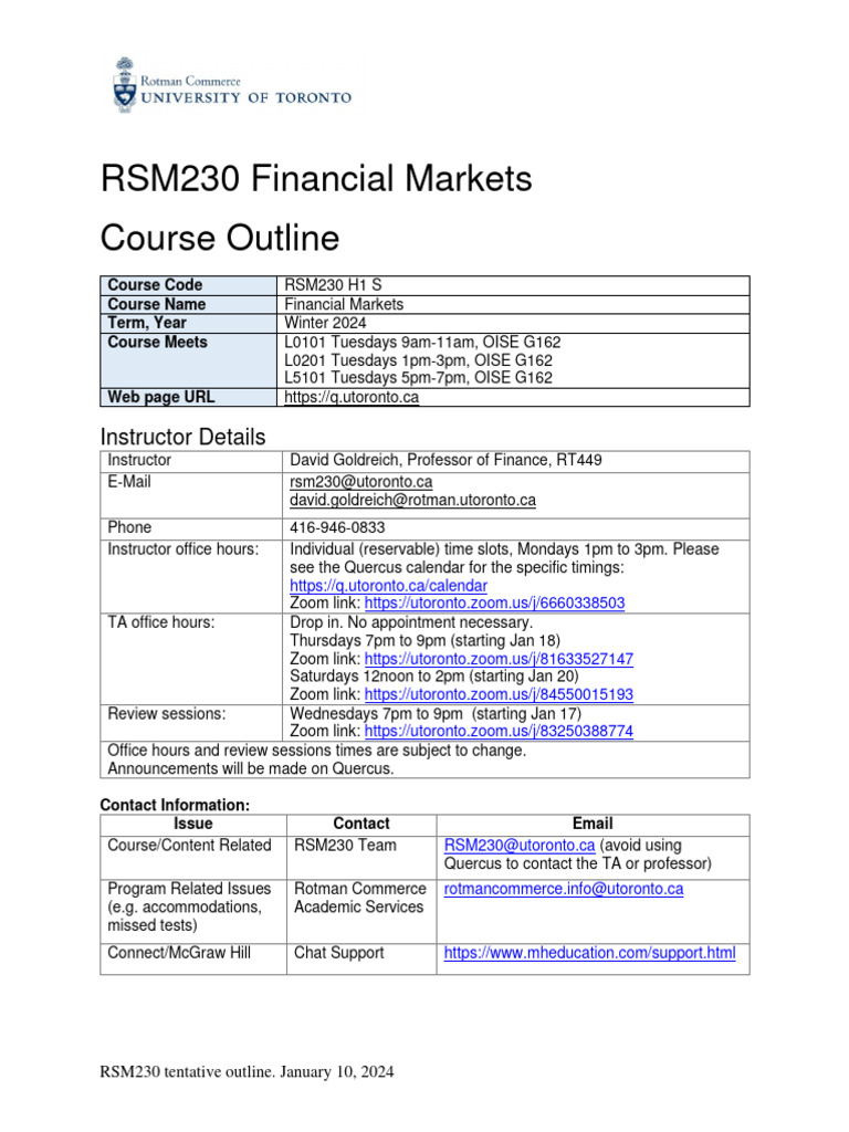 RSM230 Outline-7 | PDF | Plagiarism | Academic Dishonesty