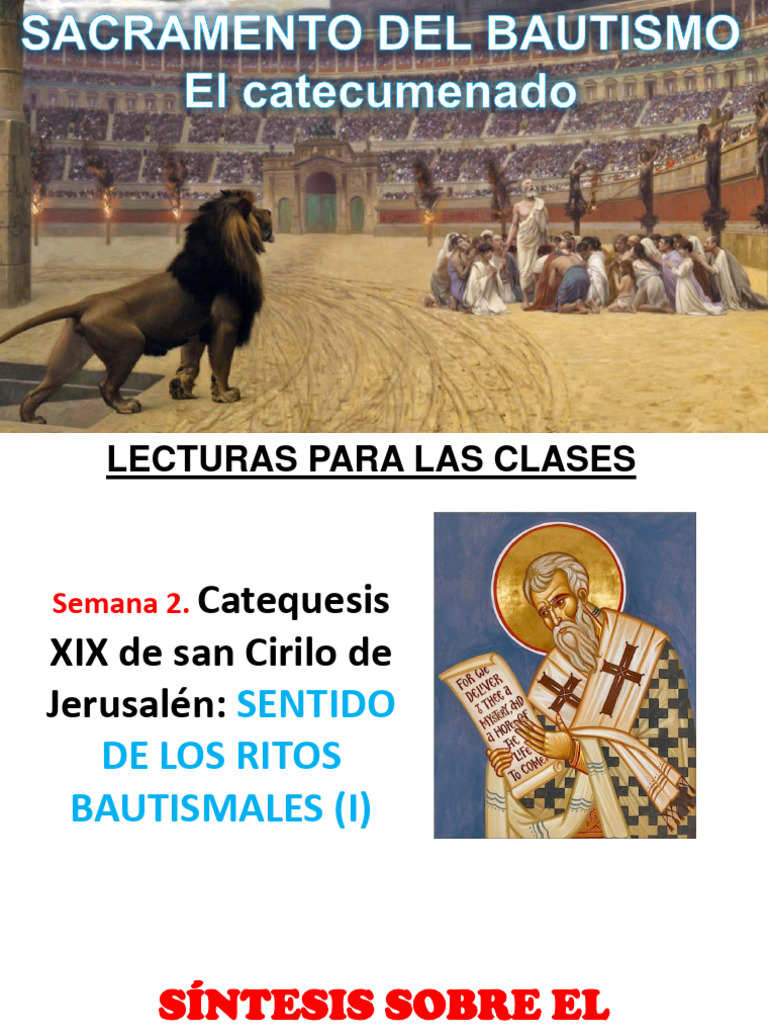 Significado y Ritos del Bautismo | PDF | Bautismo | espíritu Santo