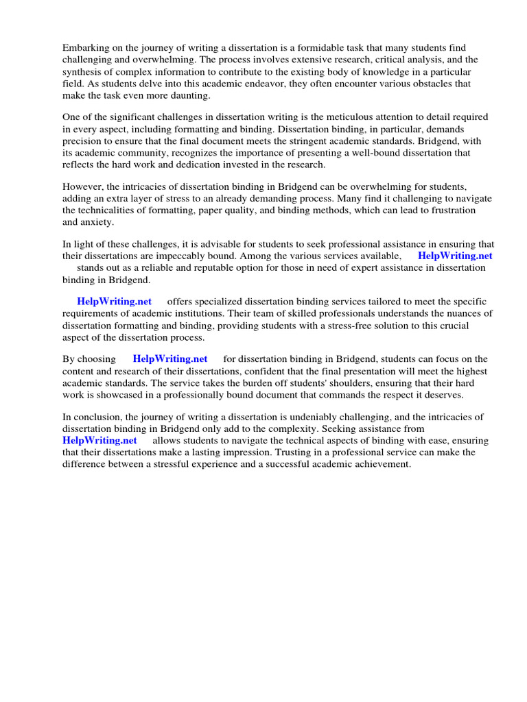 Dissertation Binding Bridgend | PDF | Thesis | Bookbinding Dissertation Binding Bridgend | PDF | Thesis | Bookbinding