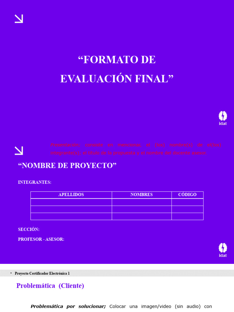 Formarto PPT Expo Ev. Final 2024-I | PDF