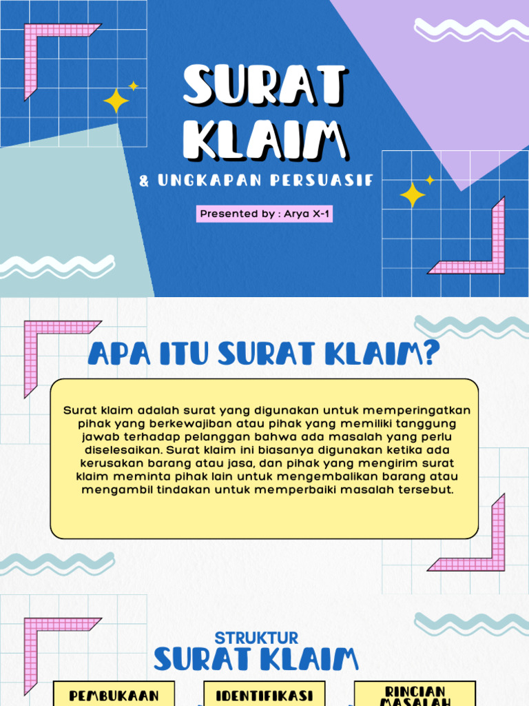 Struktur dan Contoh Surat Klaim | PDF