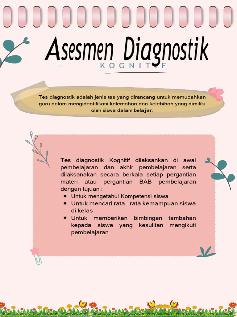 Asesmen Diagnostik Kognitif Kelas 5 | PDF