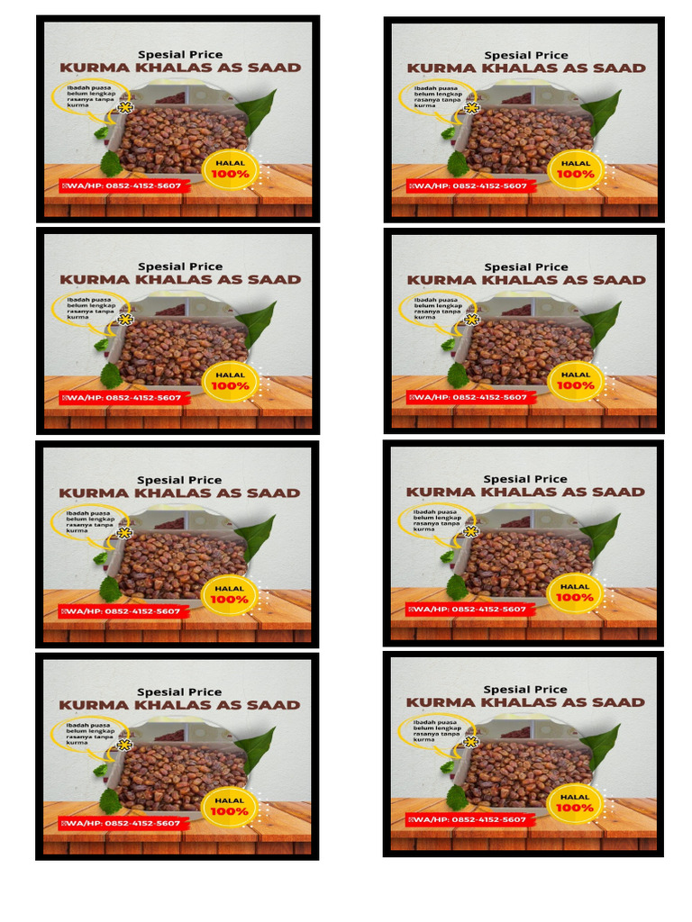 Label Kurma Megha | PDF