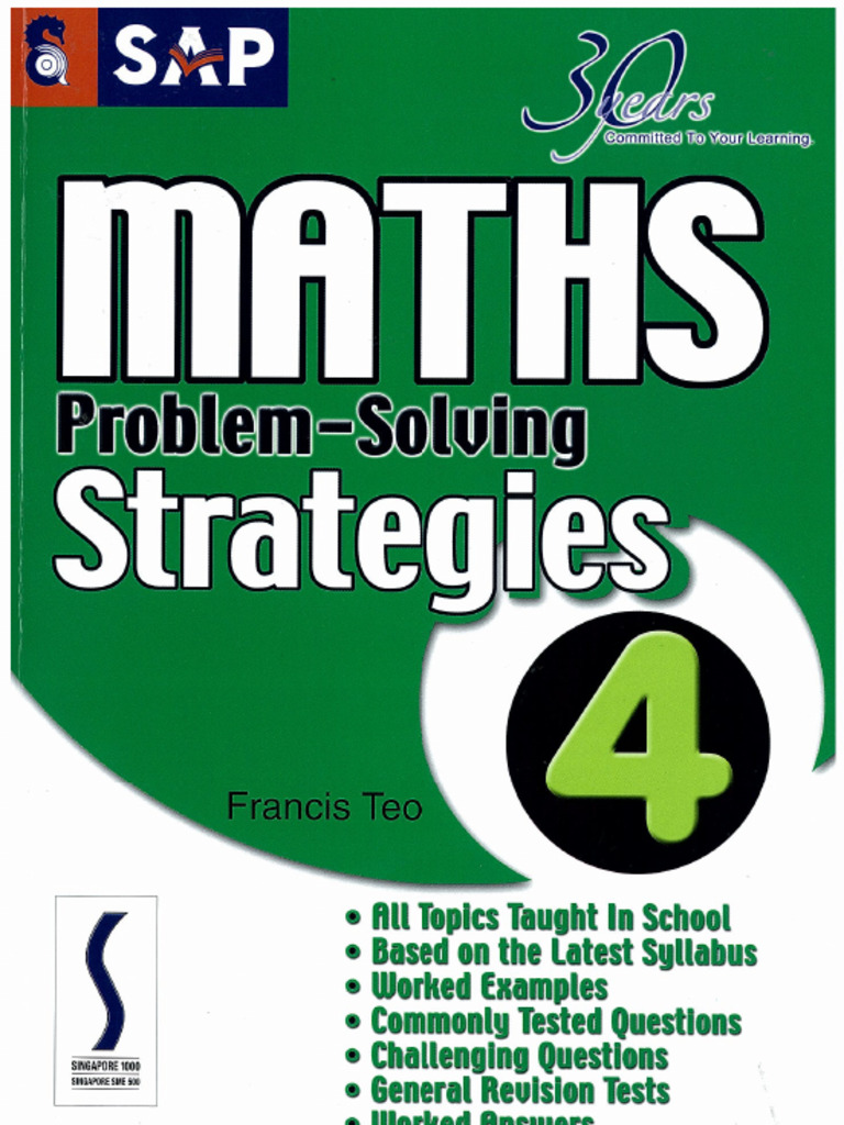 Maths Problem-Solving Strategies For Primary 4 | PDF