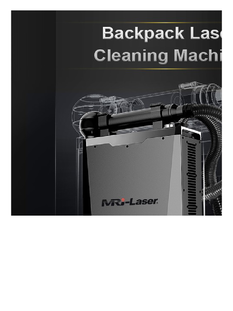 Backpack Laser Cleaning 100W MRJ-FL-100CBP | PDF