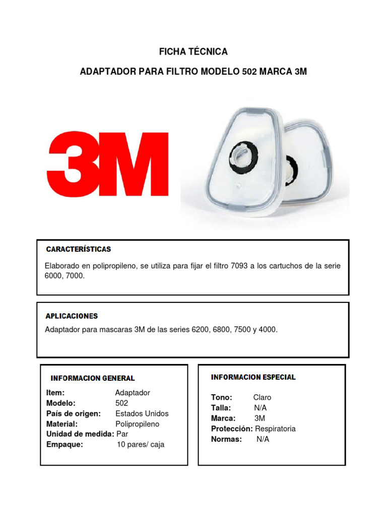 Retenedor 3M 502 | PDF