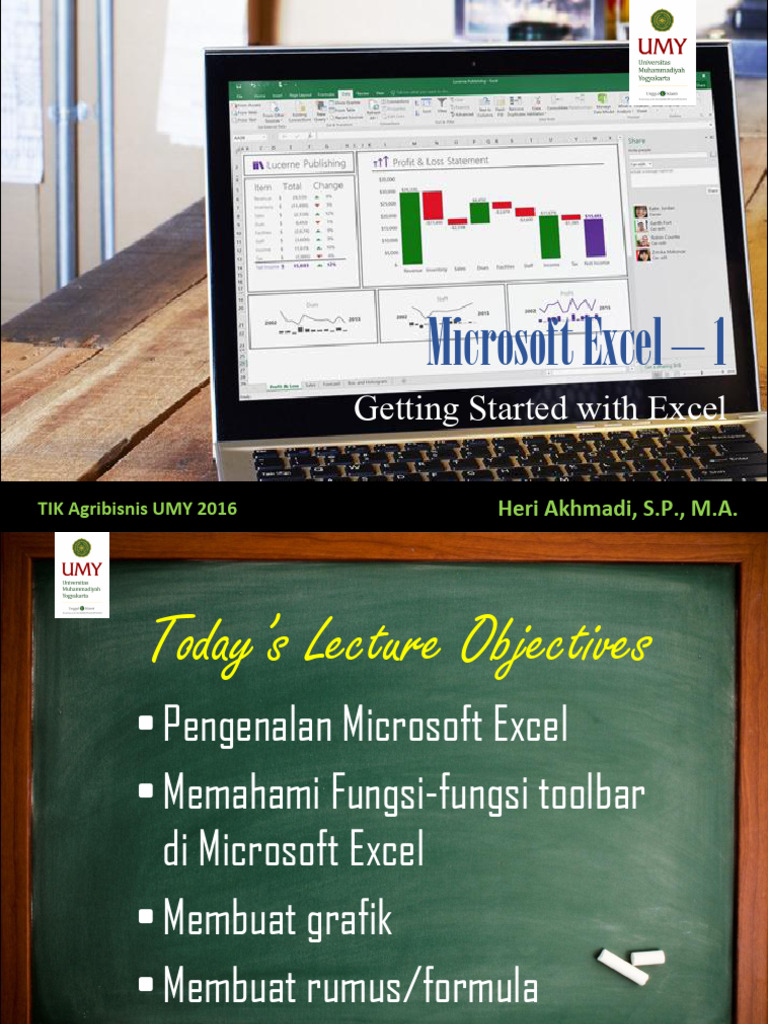 7th Lecture TIK 2016 Microsoft Excel 1.0 INTRODUCTION | PDF | Microsoft Excel | Spreadsheet