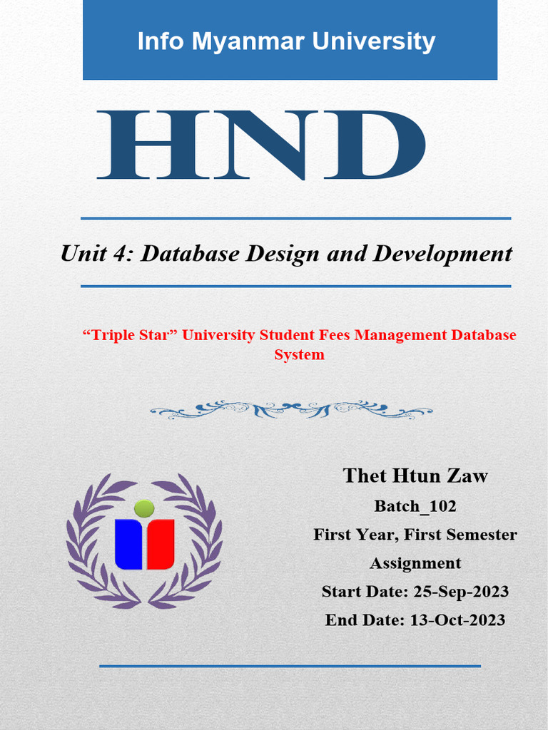 LO1 Assignment | Download Free PDF | Databases | Relational Database