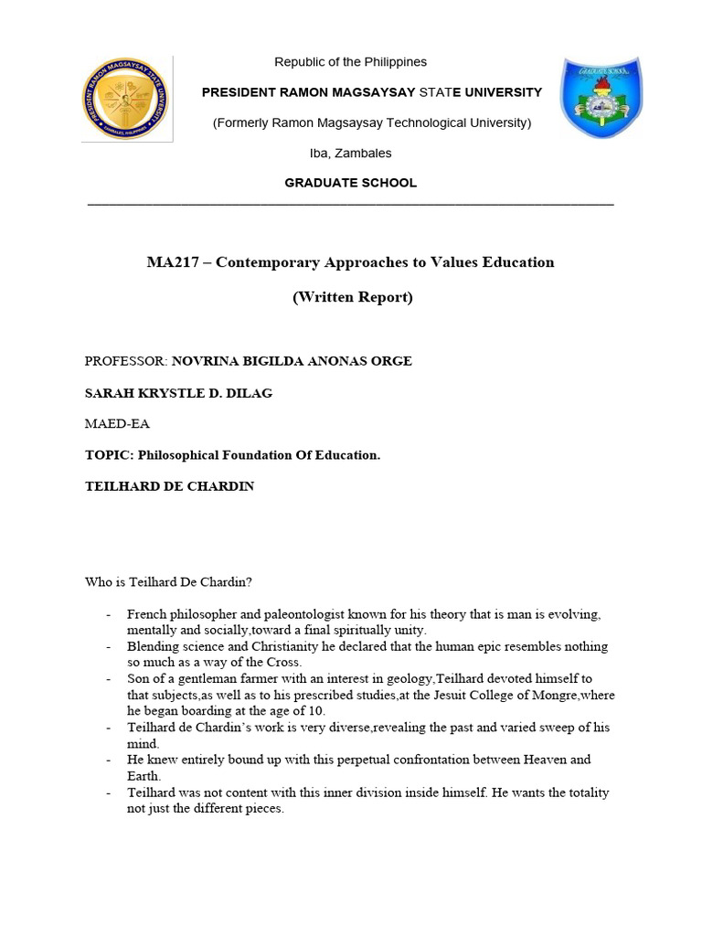 Dilag Sarah Krystle Maed Ea Written Report1 | PDF