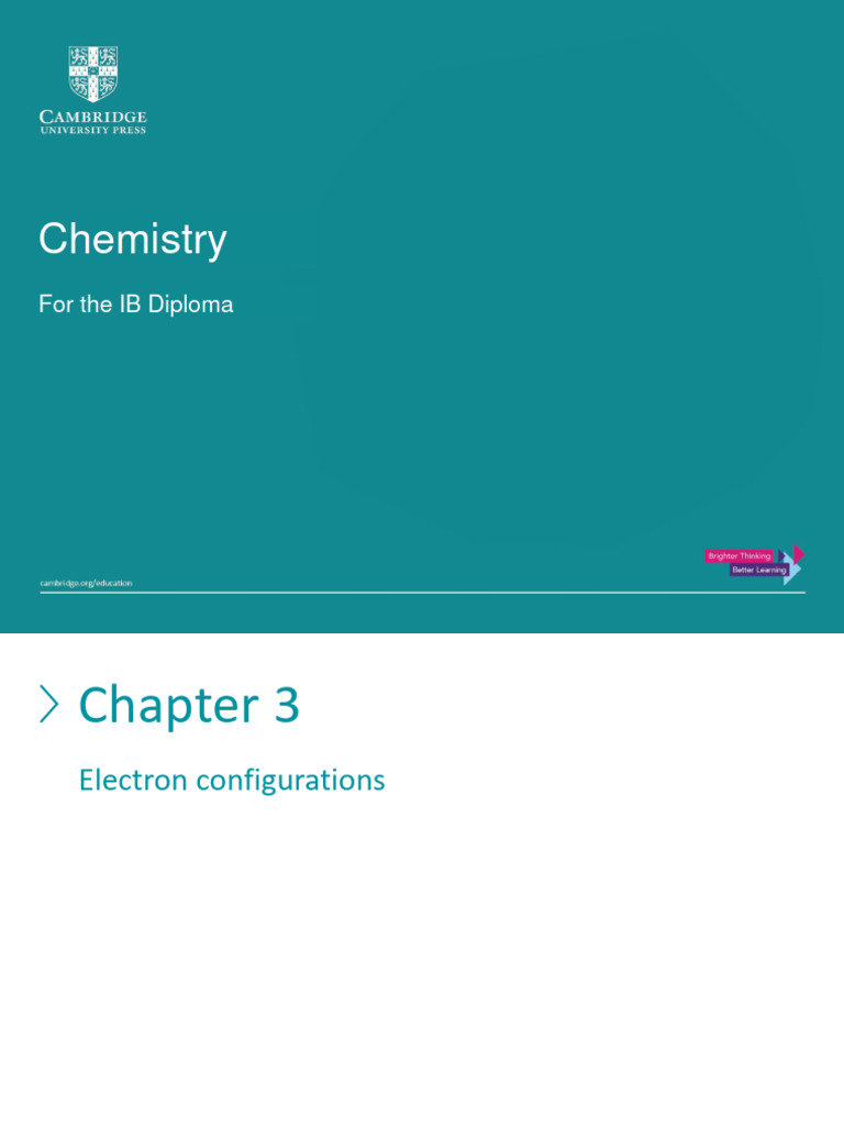IB CHEM TR Unit3 Powerpoint | PDF | Electron Configuration | Atomic Orbital