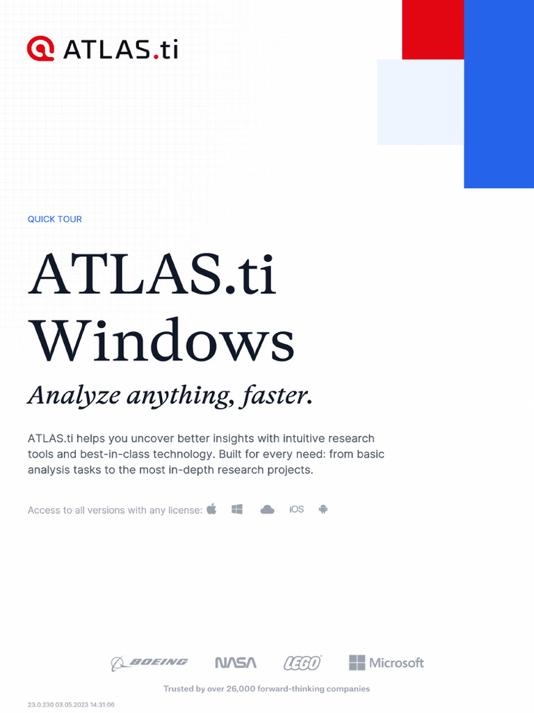 ATLAS - Ti QuickTourWin.23 | PDF
