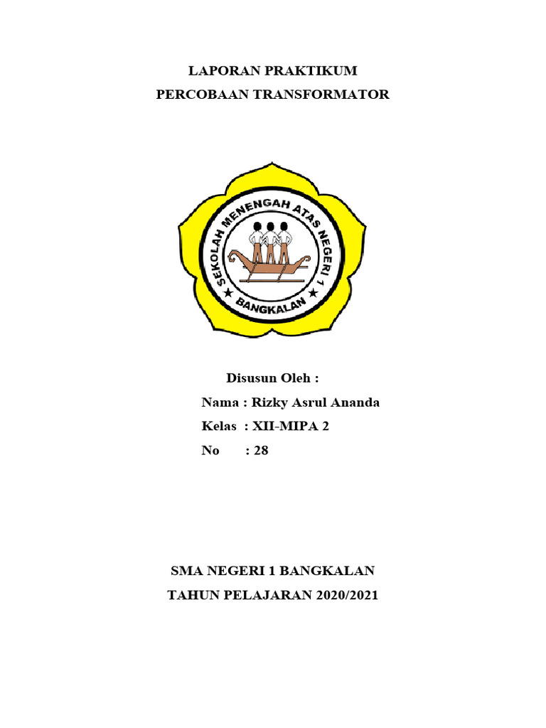 Rizky Asrul Ananda - 28 - XII-MIPA 2 - Laporan Praktikum Fisika | PDF
