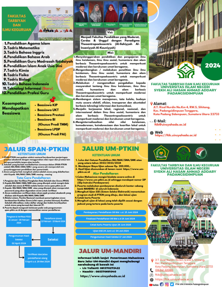 Brosur FTIK UIN 2024 FIX | PDF