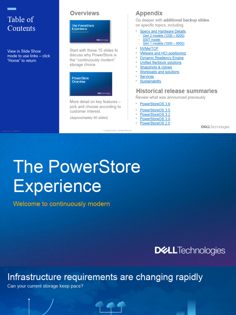 Dell Emc Powerstore Product Overview | PDF | Scalability | Computer Cluster