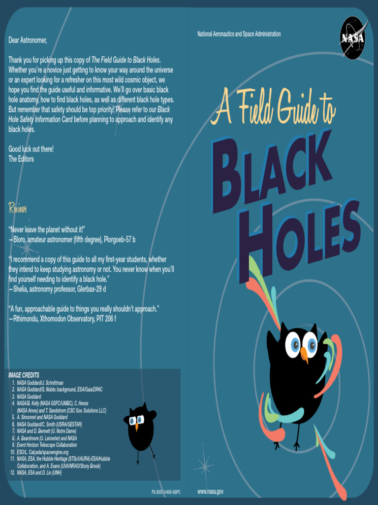 Black Hole Field Guide Booklet | PDF | Black Hole | Stars