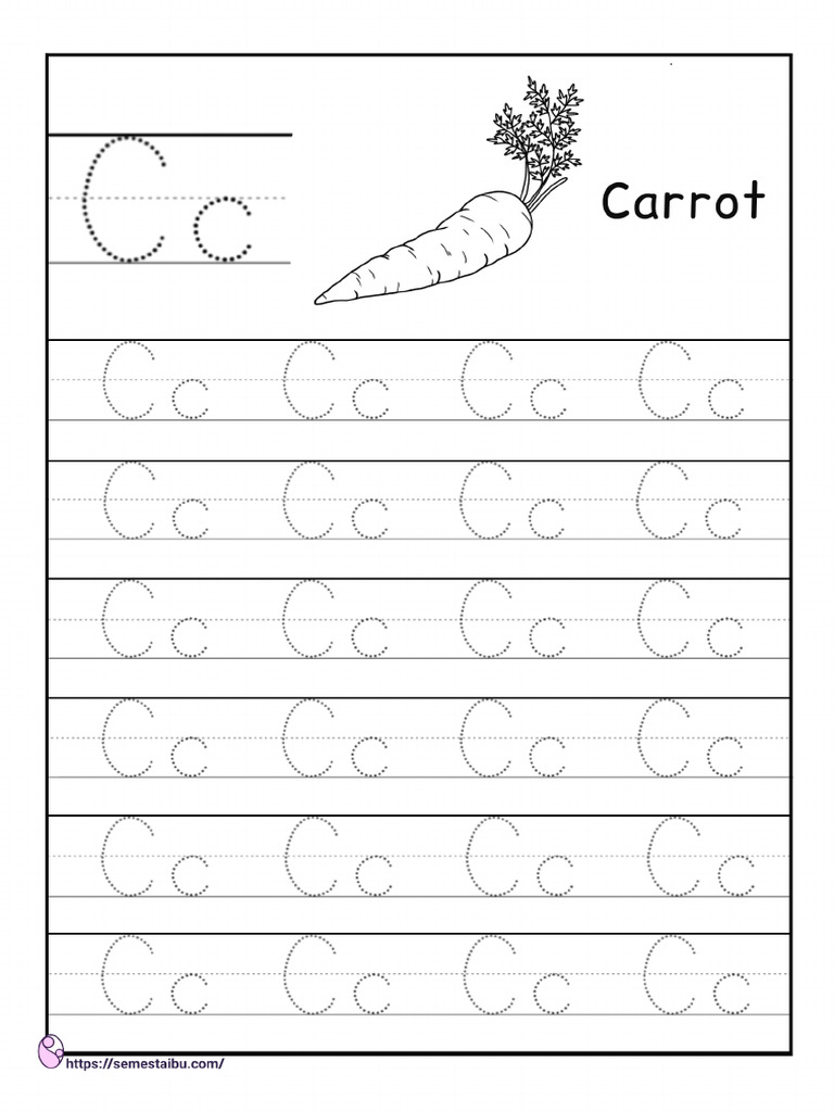 kindergarten-worksheets-tracing-letter-c | PDF