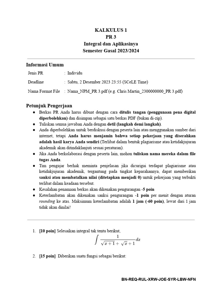 Berkas Soal PR 3 | PDF