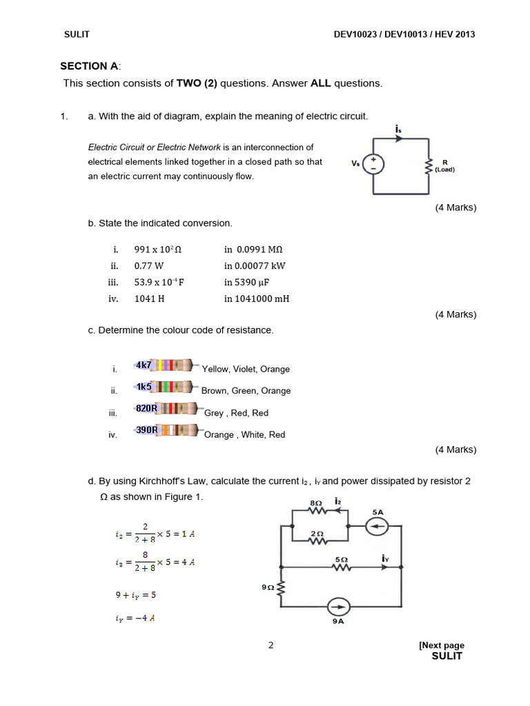ANSWER SKEMA2 | PDF | Electrical Network | Capacitor