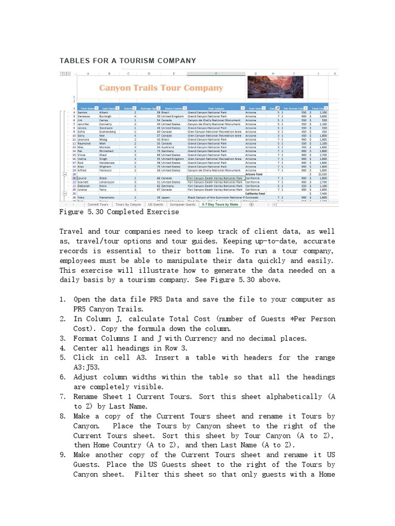 Practice Exercise #5-Table | PDF | Computing